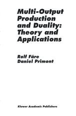 Multi-Output Production and Duality: Theory and Applications | SpringerLink