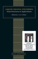 Liquid Crystal Polymers: From Structures to Applications | SpringerLink