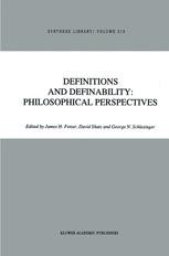 Definitions and Definability: Philosophical Perspectives | SpringerLink