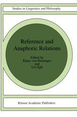 Reference and Anaphoric Relations | SpringerLink