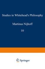 Studies in Whitehead’s Philosophy | SpringerLink