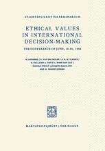 Ethical Values in International Decision-Making: The Conference of June ...
