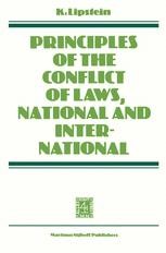 Principles of the Conflict of Laws National and International ...