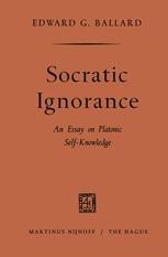 Socratic ignorance | Springer Nature Link (formerly SpringerLink)