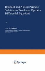 Bounded and Almost Periodic Solutions of Nonlinear Operator Differential Equations | SpringerLink