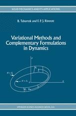Variational Methods and Complementary Formulations in Dynamics | Springer Nature Link (formerly ...
