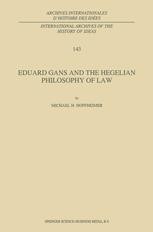 Eduard Gans and the Hegelian Philosophy of Law | SpringerLink