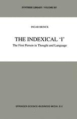 The Indexical ‘I’: The First Person in Thought and Language | SpringerLink
