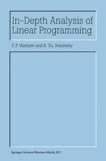 In-Depth Analysis of Linear Programming | SpringerLink