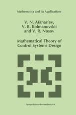 Mathematical Theory of Control Systems Design | SpringerLink