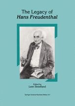 The Legacy of Hans Freudenthal | SpringerLink
