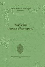 Studies in Process Philosophy I | SpringerLink