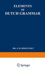 Elements of Dutch Grammar | SpringerLink
