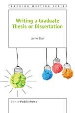 Writing a Graduate Thesis or Dissertation | SpringerLink