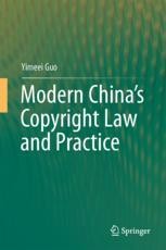 Modern China’s Copyright Law and Practice | Springer Nature Link