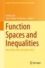 Function Spaces and Inequalities: New Delhi, India, December 2015 ...