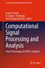 Computational Signal Processing and Analysis: Select Proceedings of ICNETS2, Volume I | SpringerLink
