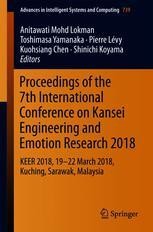Proceedings of the 7th International Conference on Kansei Engineering and Emotion Research 2018 ...