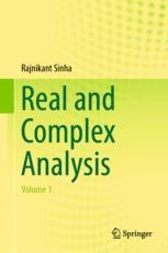 Real and Complex Analysis: Volume 1 | Springer Nature Link (formerly ...