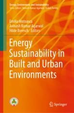 Energy Sustainability in Built and Urban Environments | SpringerLink