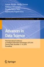 Advances in Data Science: Third International Conference on Intelligent ...