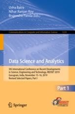 Data Science and Analytics: 5th International Conference on Recent ...