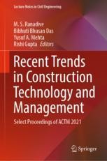 Recent Trends in Construction Technology and Management: Select ...