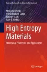 High Entropy Materials: Processing, Properties, and Applications ...