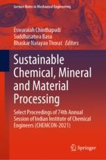 Sustainable Chemical, Mineral and Material Processing: Select ...