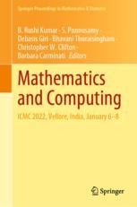 Mathematics and Computing: ICMC 2022, Vellore, India, January 6–8 ...