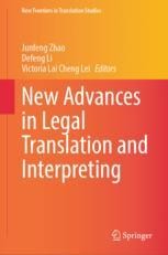 New Advances in Legal Translation and Interpreting | Springer Nature Link