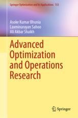 Advanced Optimization and Operations Research | Springer Nature Link ...