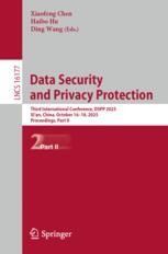 Data Security and Privacy Protection: Third International Conference ...