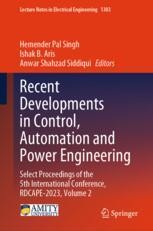 Recent Developments in Control, Automation and Power Engineering: Select Proceedings of the 5th ...