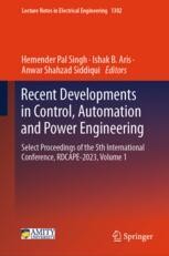 Recent Developments in Control, Automation and Power Engineering: Select Proceedings of the 5th ...