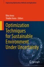 Optimization Techniques for Sustainable Environment Under Uncertainty ...