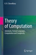 Theory of Computation: Automata, Formal Languages, Computation and Complexity | SpringerLink