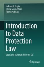 Introduction to Data Protection Law: Cases and Materials from the EU ...
