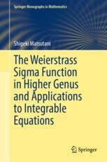 The Weierstrass Sigma Function in Higher Genus and Applications to ...