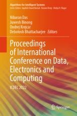 Proceedings of International Conference on Data, Electronics and ...