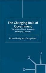 The Changing Role of Government: The Reform of Public Services in ...
