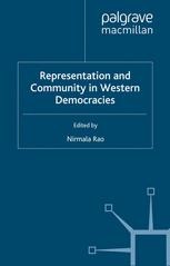 Representation and Community in Western Democracies | Springer Nature ...