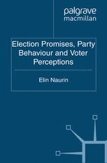 Election Promises, Party Behaviour and Voter Perceptions | Springer ...