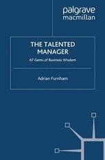 The Talented Manager: 67 Gems of Business Wisdom | SpringerLink