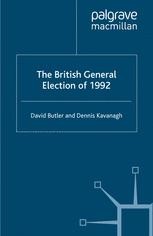 The British General Election of 1992 | Springer Nature Link (formally ...