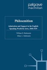 Philosemitism: Admiration and Support in the English-Speaking World for ...