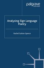 Analysing Sign Language Poetry | Springer Nature Link (formerly ...