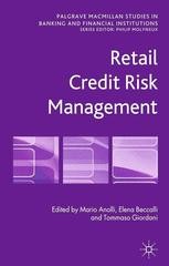 Retail Credit Risk Management | Springer Nature Link (formerly ...