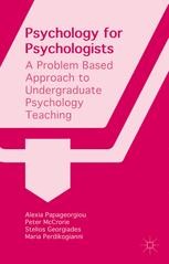 Psychology for Psychologists: A Problem Based Approach to Undergraduate ...