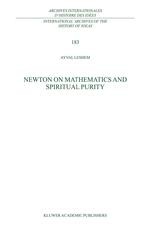 Newton on Mathematics and Spiritual Purity | Springer Nature Link ...